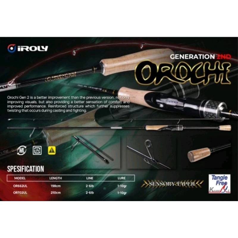Jual JORAN IROLY OROCHI GEN 3/ GEN 2 NEW SP/BC | Shopee Indonesia
