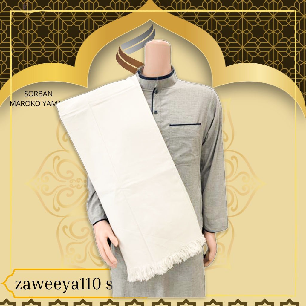 Jual Syal Rida sorban putih solo | Shopee Indonesia