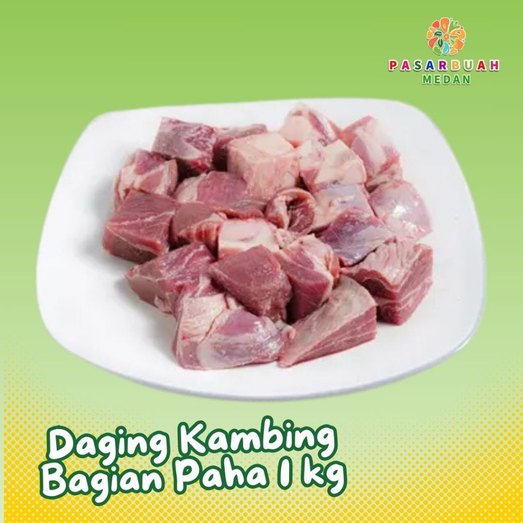 Jual Daging Kambing Bagian Paha 1 kg Frozen - Pasar Buah Medan | Shopee ...