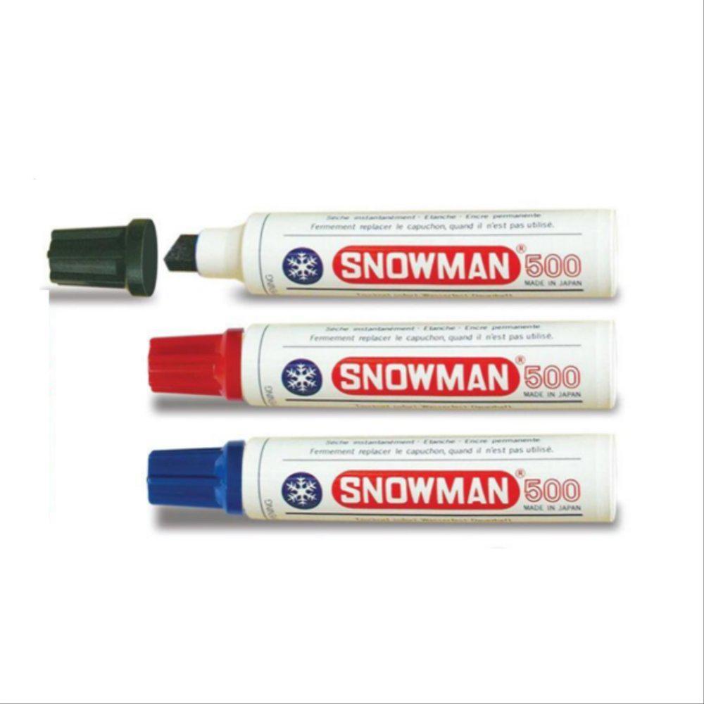 Jual SNOWMAN 500 SPIDOL JUMBO PERMANEN MARKER WARNA HITAM (TIDAK BISA ...