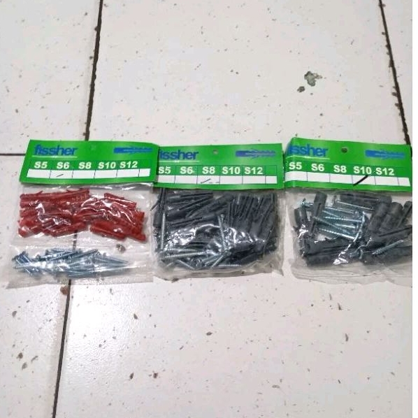 Jual baut viser skrup tanam tersedia ukuran s6, s8, s10 | Shopee Indonesia