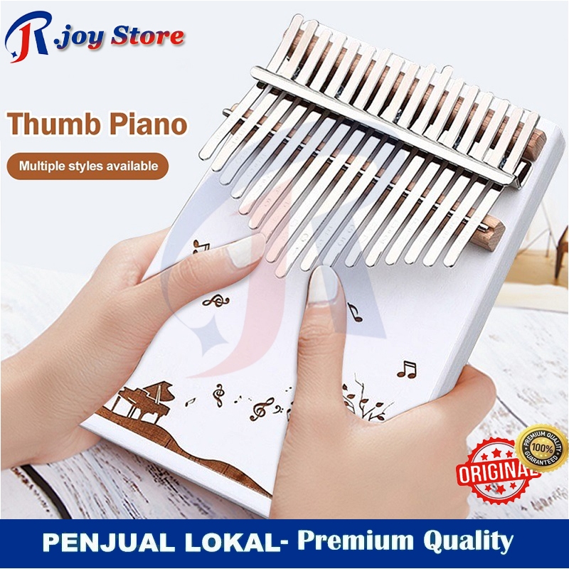 Jual Kalimba Piano Jari 17 Nada, Perkusi Instrumen Kayu Jempol Piano ...