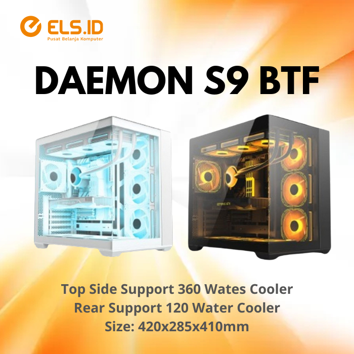 Jual VenomRX Daemon S9 BTF Casing PC ATX Tempered Glass | Shopee Indonesia