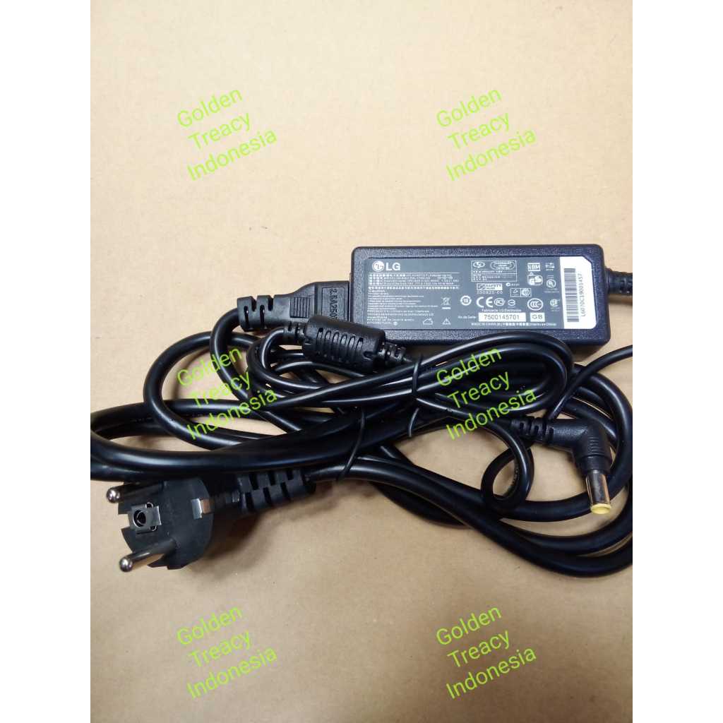 Jual Adaptor LCD LED TV monitor LG 19V 2.1A adaptor LG 19v adaptor LG 19 volt adaptor monitor LG ...