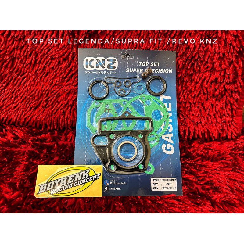 Jual PAKING KNZ GASKET TOP SET LEGENDA SUPRA FIT NEW REVO OLD SUPRA FIT KFL-BOYRENK RACING ...