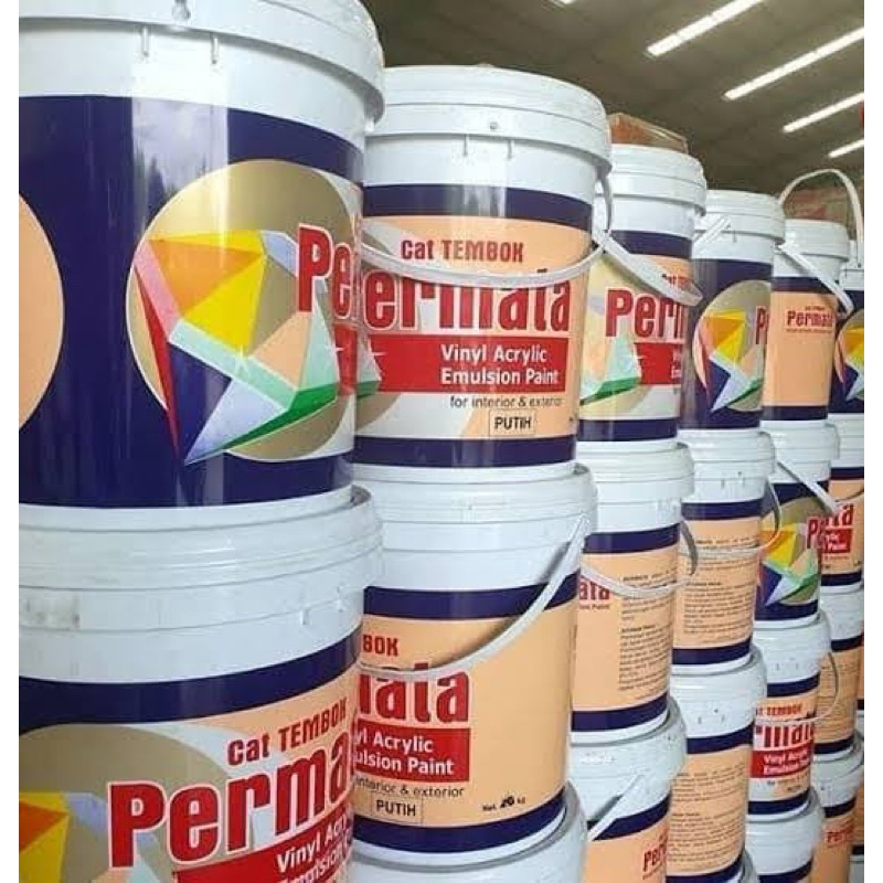 Jual CAT TEMBOK/AIR PERMATA 20KG | Shopee Indonesia