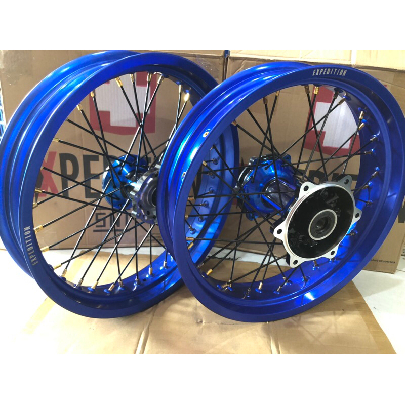 Jual velg supermoto wr155 velg expedition jari jari scarlet tromol zox ...