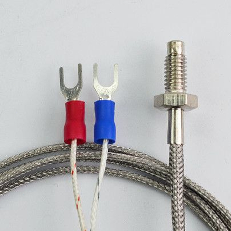 Jual 1/2m Thermocouple Termokopel Sensor Type K M6 Thread Stainless ...