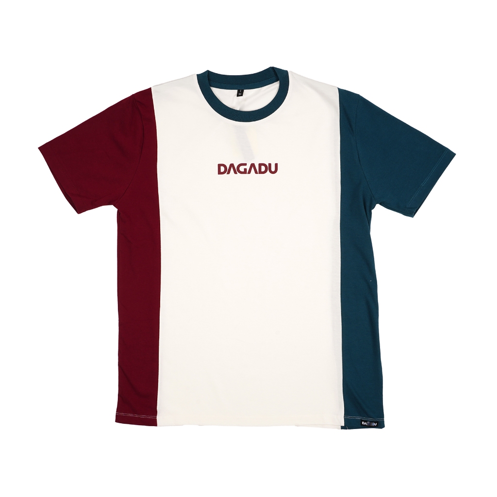 Jual Dagadu Kaos Cut & Sew - Broken White | Shopee Indonesia