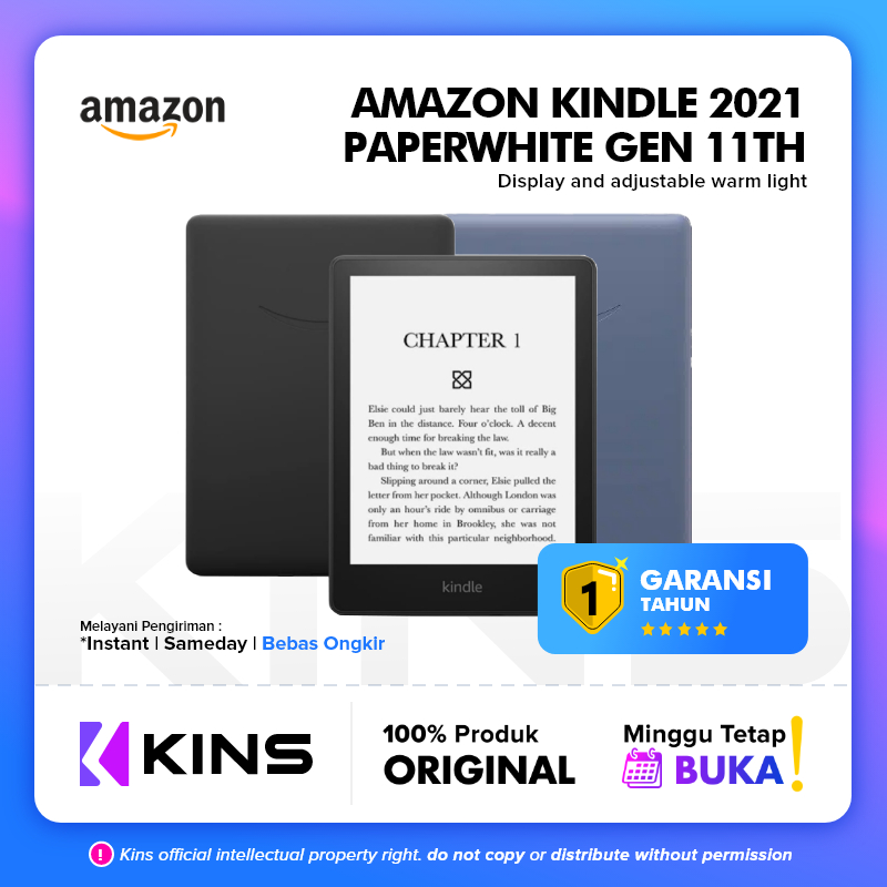 Jual Amazon All New Kindle Paperwhite 11th Gen 2021 Display Adjustable ...