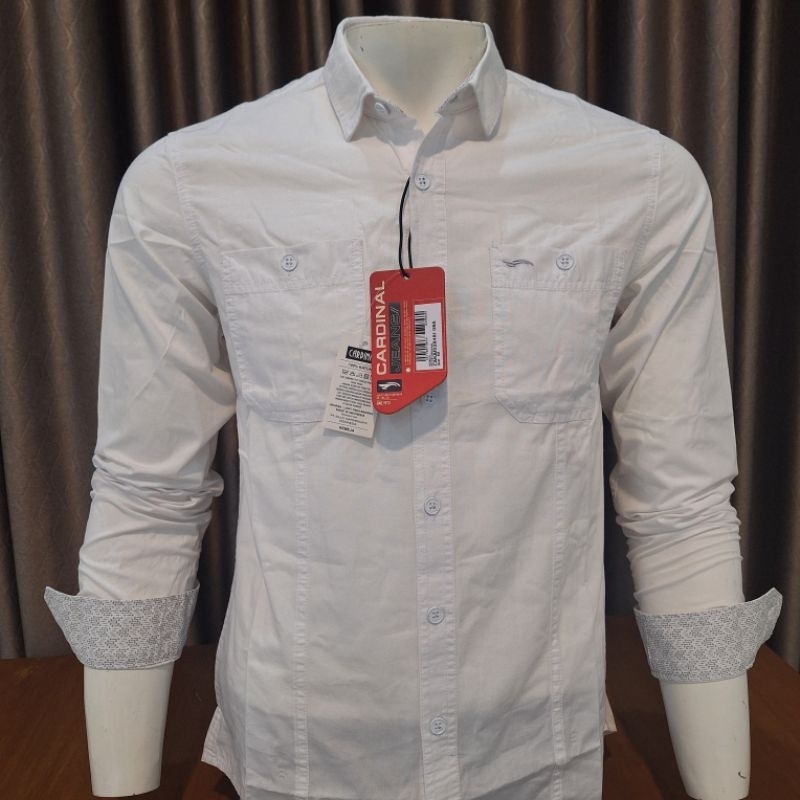 Jual Cardinal Kemeja Pria Jeans Casual Original Premium Quality New ...