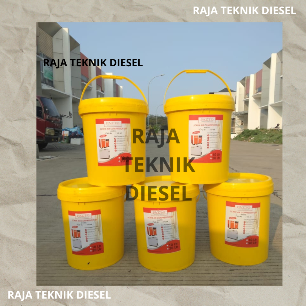 Jual PAZTO OLI KHUSUS COMPRESSOR SCREW / OLI KOMPRESOR SCREW ISO VG 461 ...