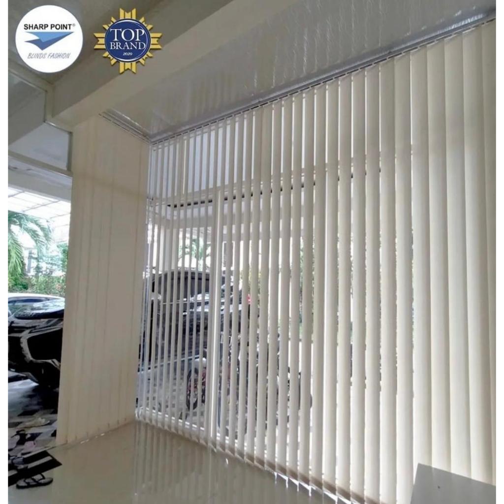 Jual KOSEI - Vertical Blinds Sharp Point Dimout Tirai Jendela Design ...