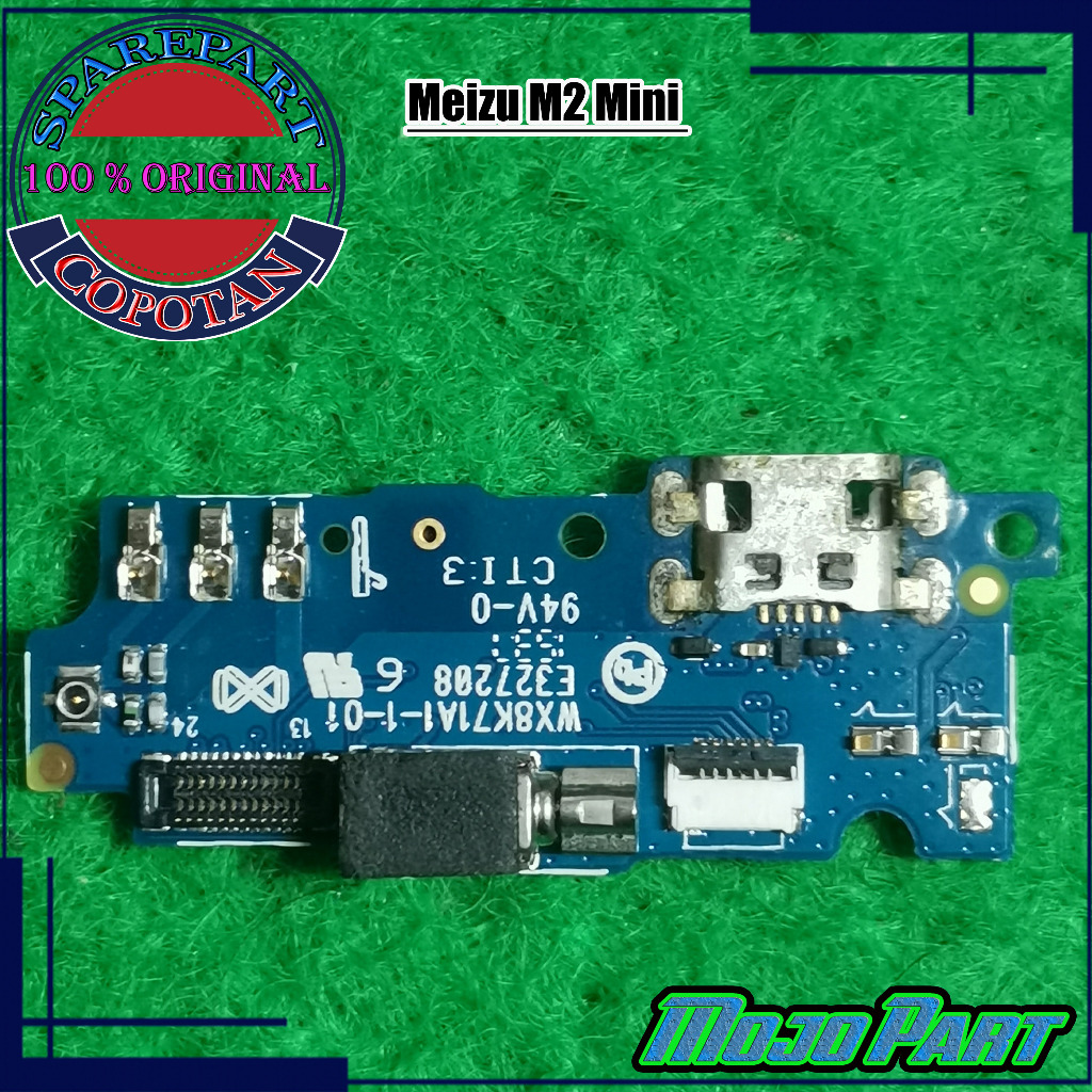Jual Meizu M2 Mini Papan konektor cas pcb ui board charger mesin bawah copotan | Shopee Indonesia
