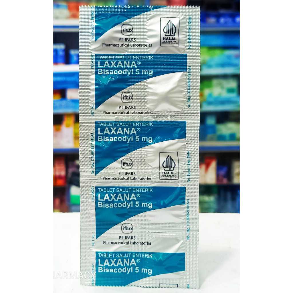 Jual Laxana Bisacodyl 5MG 𝟏 𝐒𝐓𝐑𝐈𝐏 𝐈𝐒𝐈 𝟏𝟎 𝐓𝐀𝐁𝐋𝐄𝐓 - Mengatasi Sembelit ...