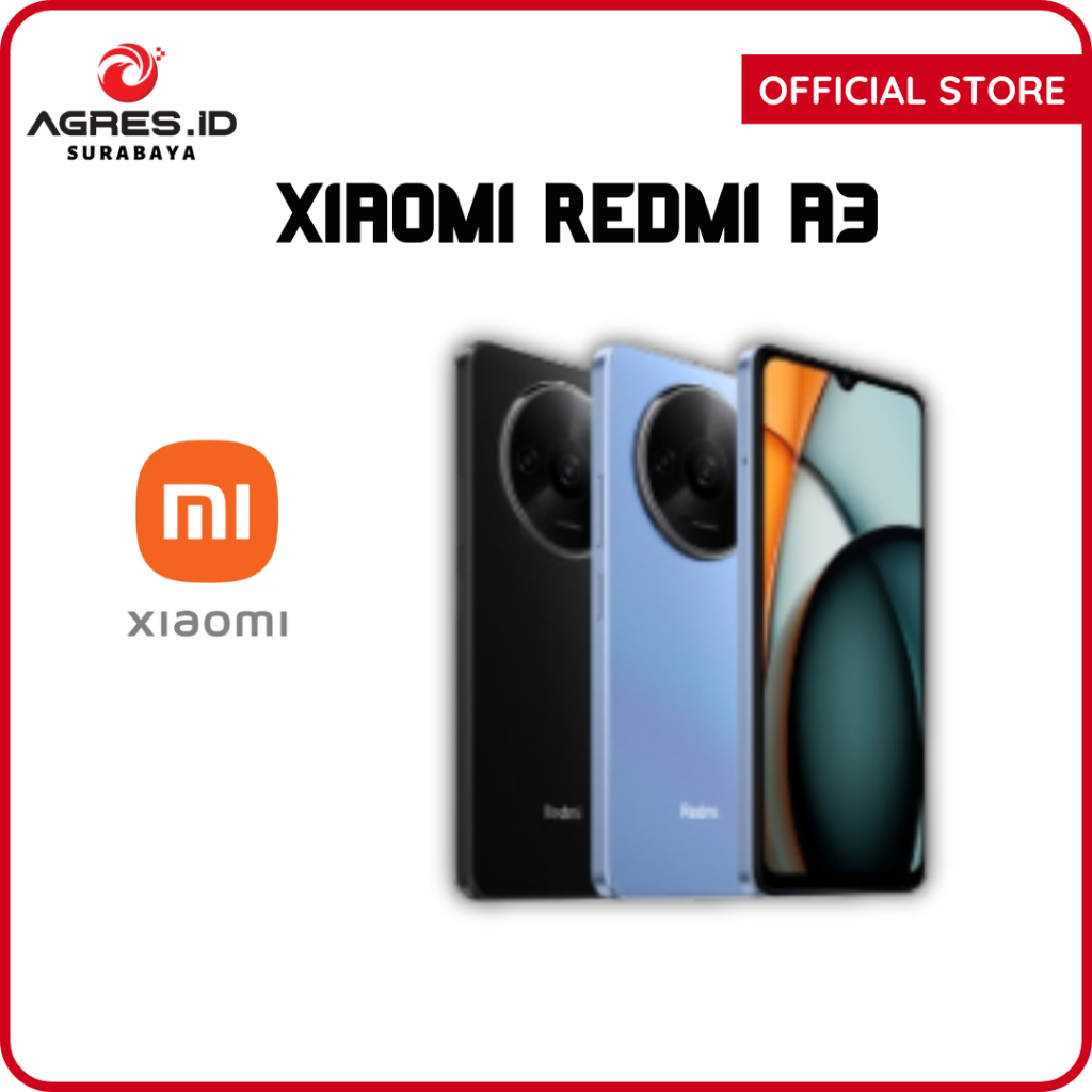 Jual XIAOMI REDMI A3 4GB 128GB MIDNIGHT BLACK&STAR BLUE GARANSI FRESMI ...