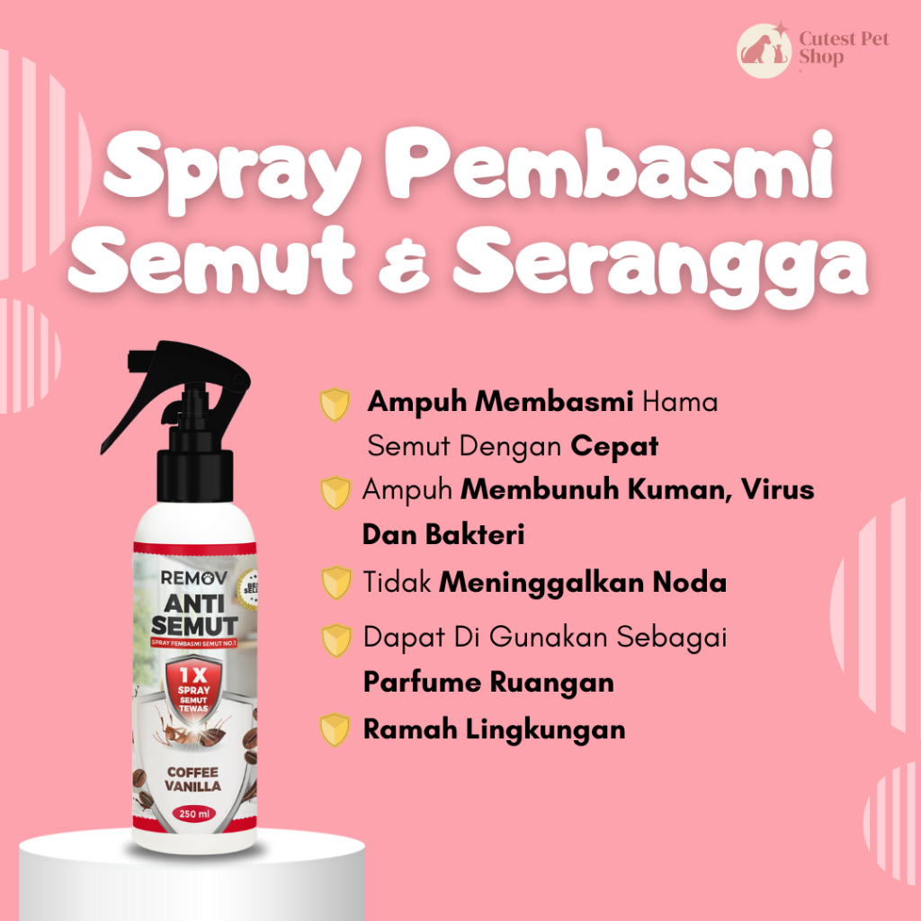 Jual REMOV Spray Anti Semut Pembasmi Hama Ramah Lingkungan 250ml ...