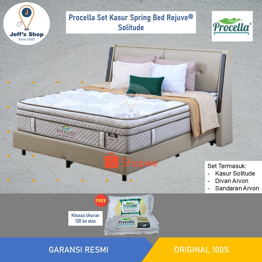 Jual Procella Set Kasur Spring Bed Rejuve Series Solitude | Shopee Indonesia