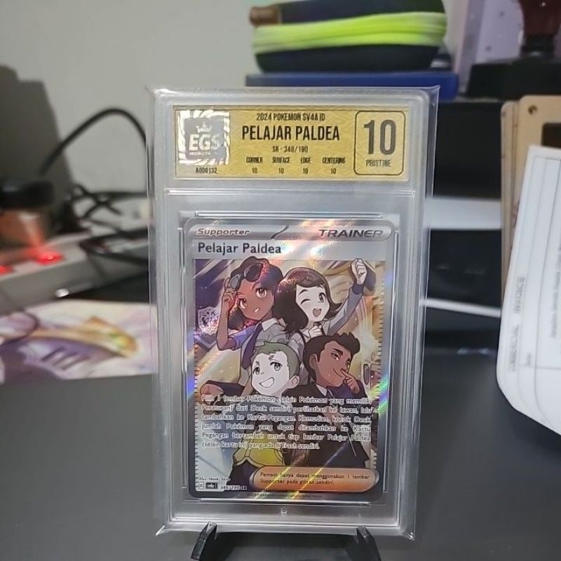 Jual pelajar paldea student original kartu pokemon indonesia sr secret rare egs 10 pristine gem ...