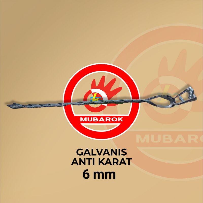 Jual Helikal Galvanize Anti Karat 6MM / 12 Core / Prifform / helical ...