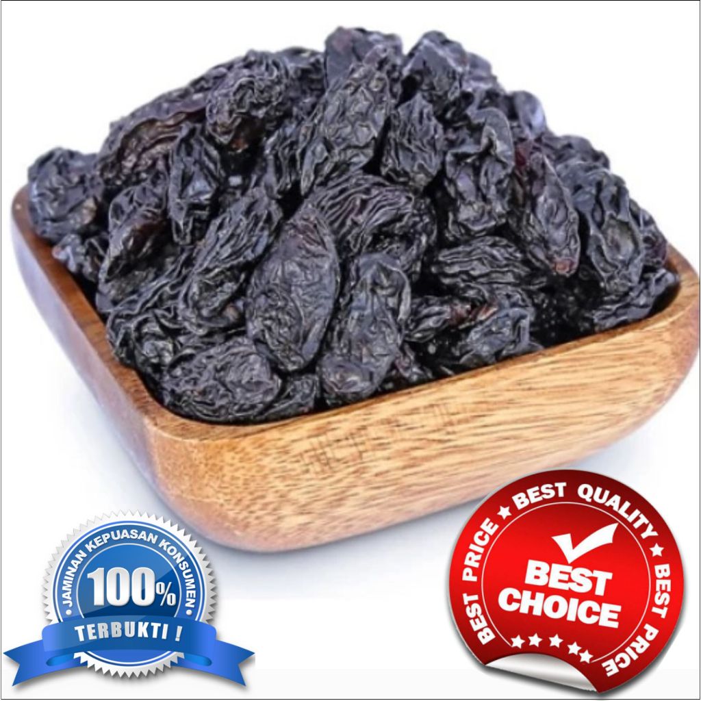 Jual kismis hitam black Raisin anggur kering asam manis segar premium ...