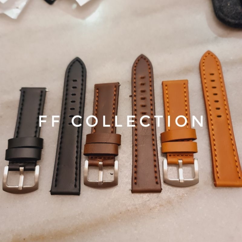 Jual FF COLLECTION HANDMADE STRAP KULIT ORIGINAL QUICK RELEASE 18MM ...