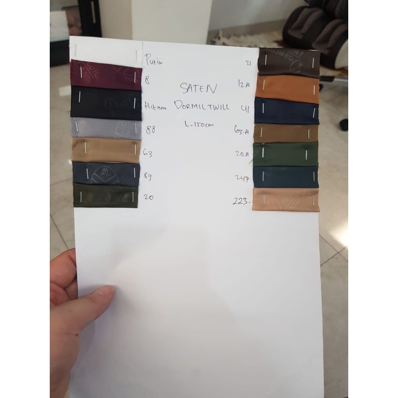 Jual DORMIL TWILL 1 ROL ISI 50 -55 Yard BAHAN JAKET BAHAN JAS | Shopee ...