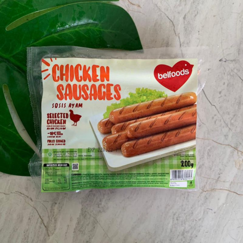 Jual Belfoods Chicken Sausage 200 Gram / Sosis Ayam | Shopee Indonesia