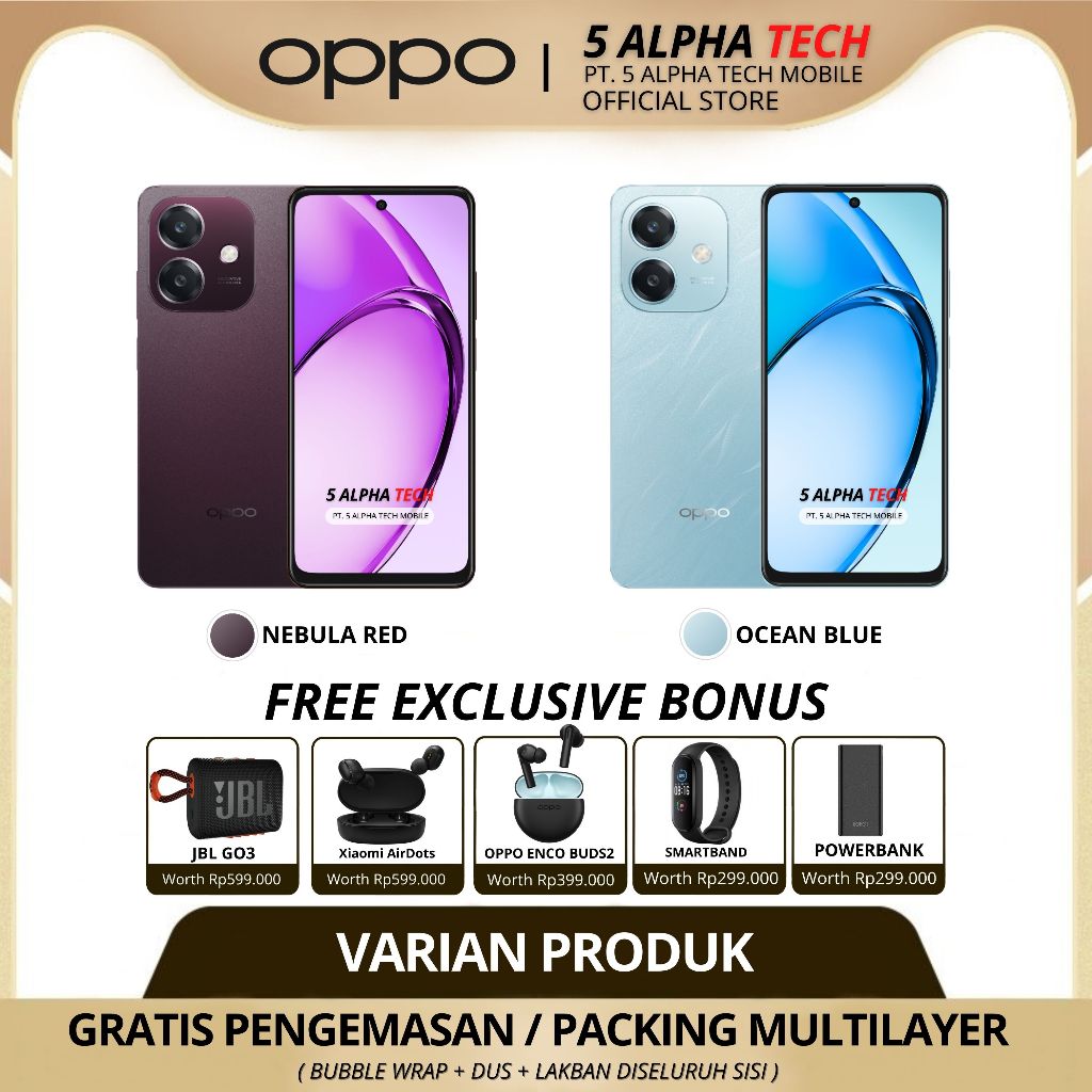 Jual OPPO A3x 6/128GB ( +6GB Extended Ram ) Garansi Resmi Oppo | Shopee Indonesia