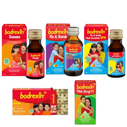 Jual Bodrexin Tablet Hisap Sirup Anak Untuk Demam, Batuk, Pilek/Flu ...
