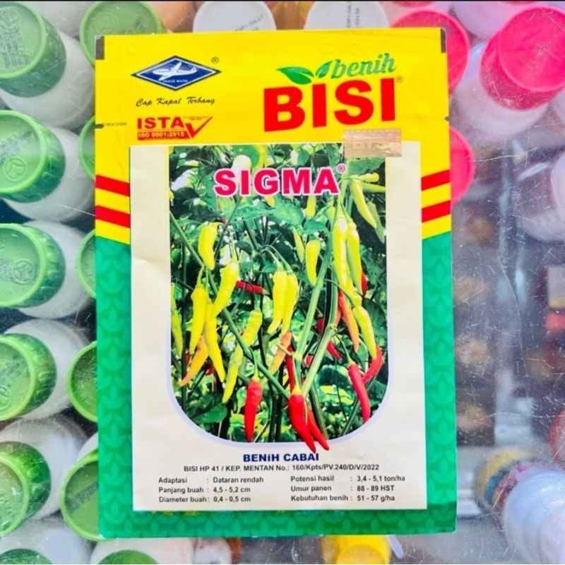 Jual Benih Cabe Rawit SIGMA 10 Gr PT Bisi Internasional Cap Kapal ...