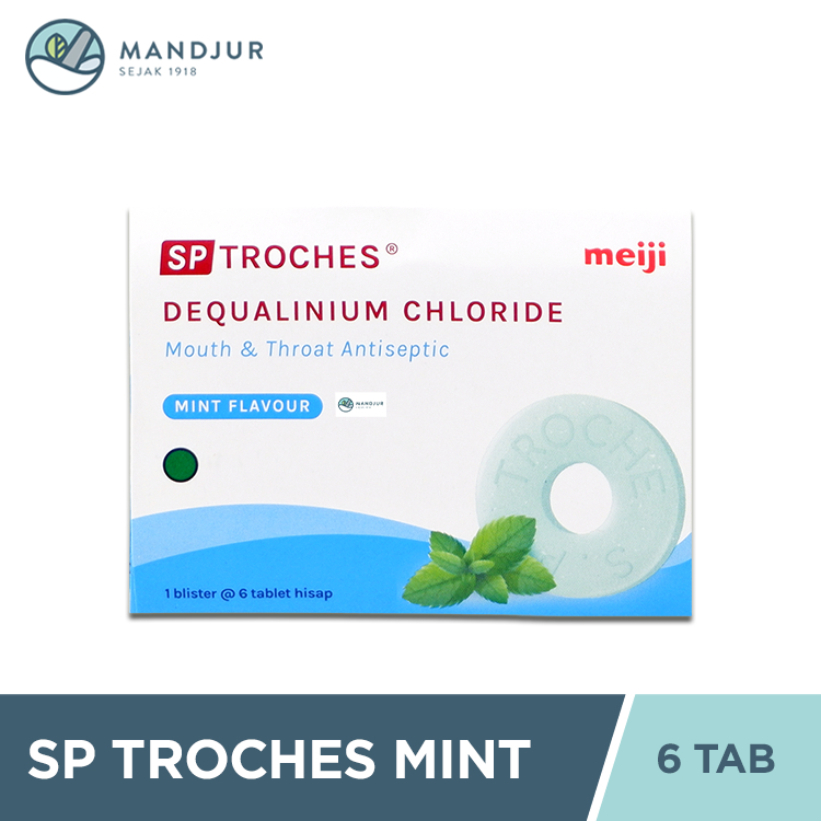Jual Tablet Hisap SP Troches Meiji Mint 6 Tablet - Atasi Gangguan Mulut ...
