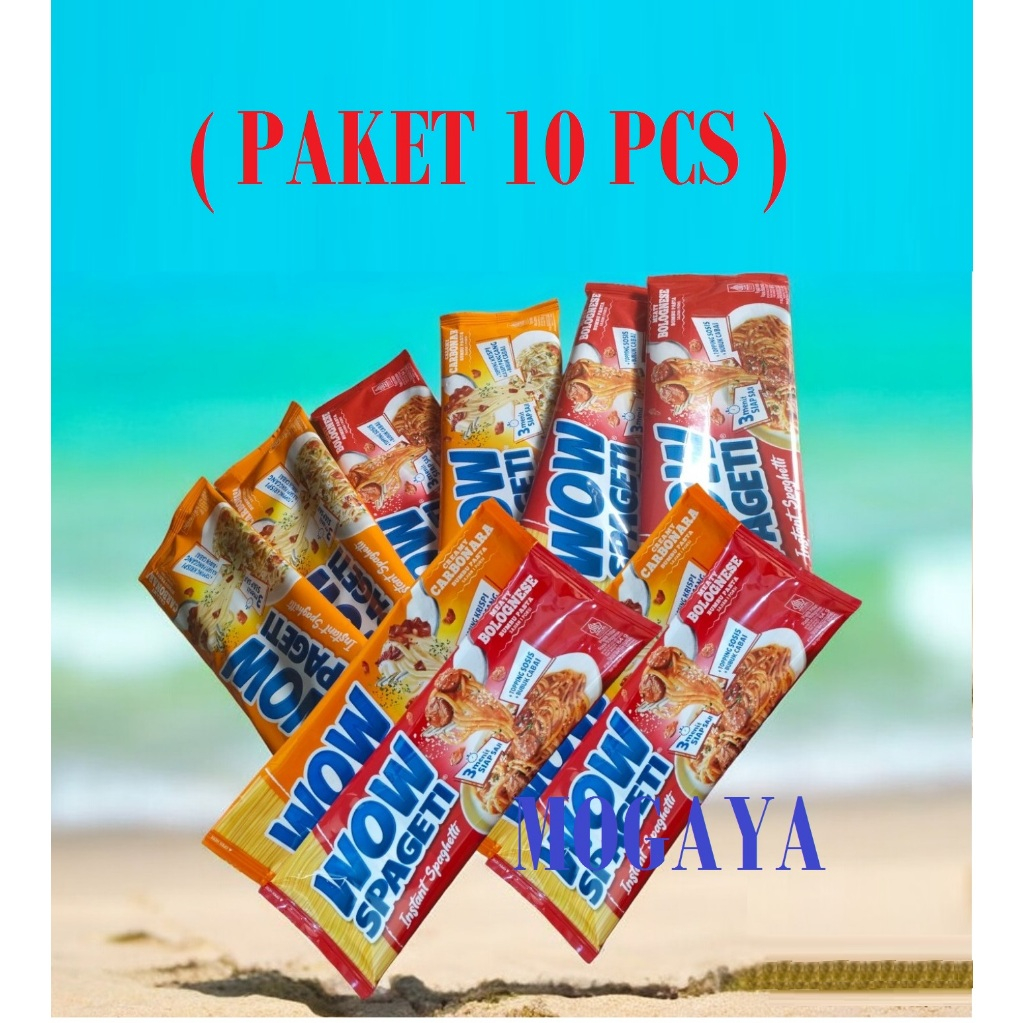 Jual 10 BUNGKUS Mayora WOW SPAGETI Spaghetti Instant Creamy Carbonara ...