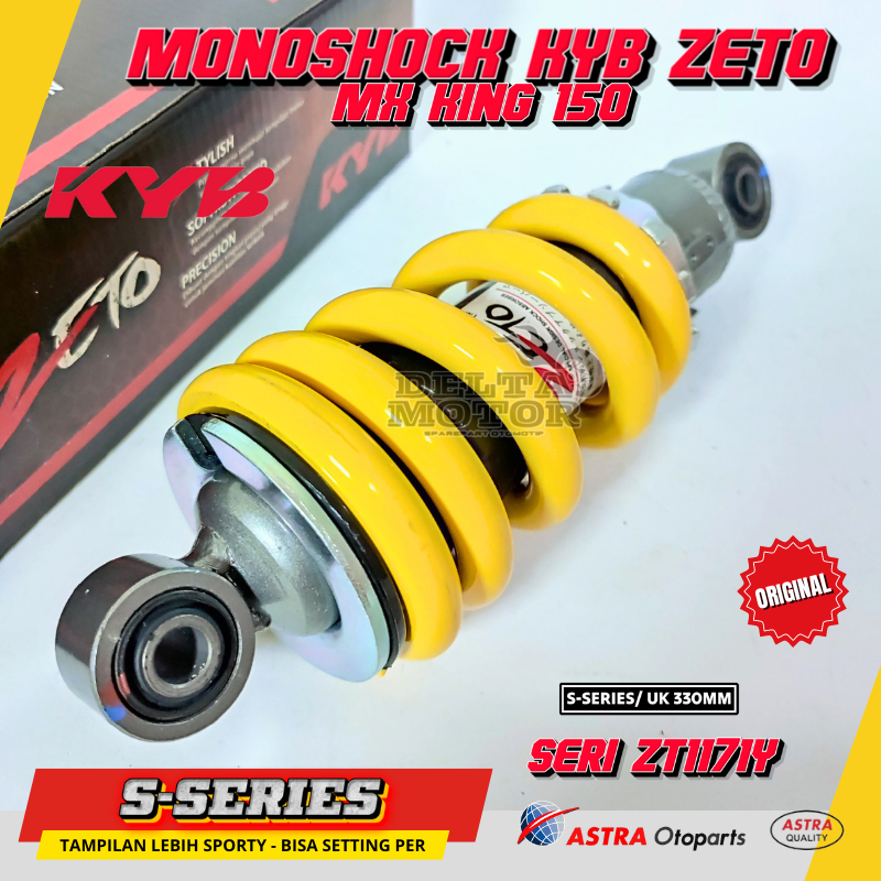 Jual Shockbreaker Monoshock KYB ZETO Mx King 150 Jupiter MX 135 Old New ZT1171Y | Shopee Indonesia