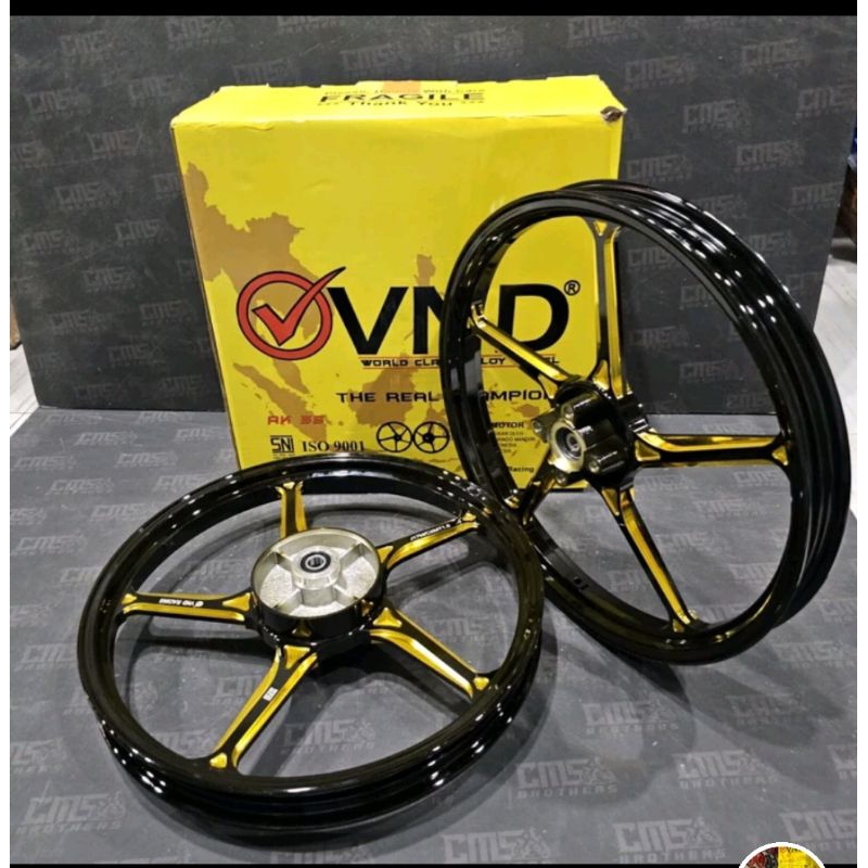 Jual Velg racing VND Ak 55 two tone 140x17 160x17 Jupiter z/vega zr/mx ...