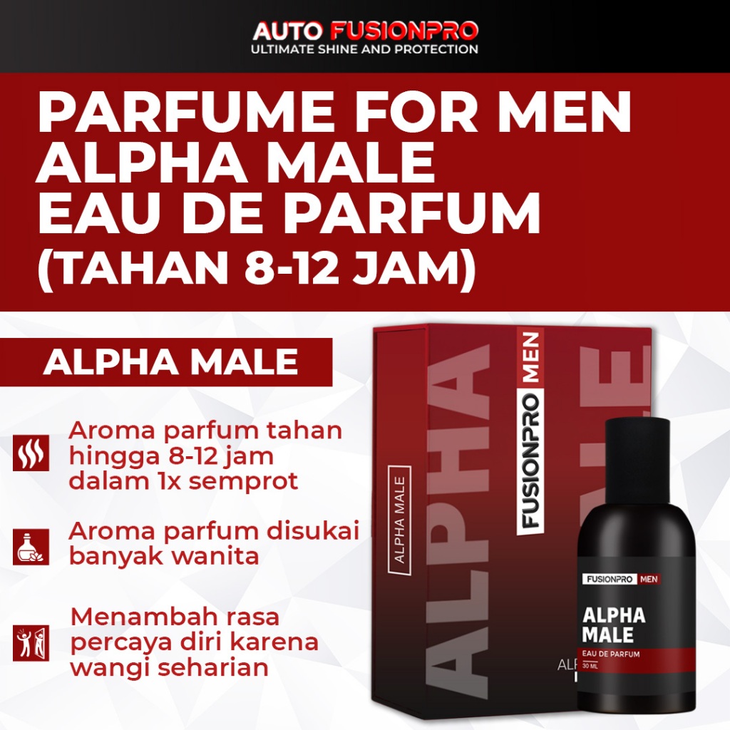 Jual Parfum Pria / Cowok Fusionpro Men - Alpha Male Eau De Parfume ...