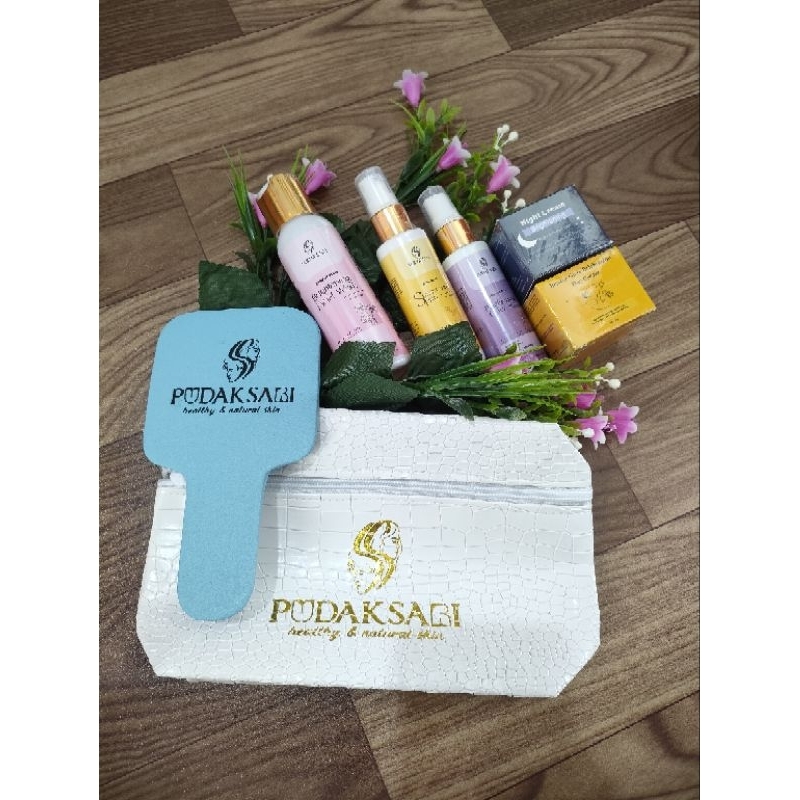 Jual Pudak Sari Skincare Paket Lengkap Brightening/untuk kulit kusam ...