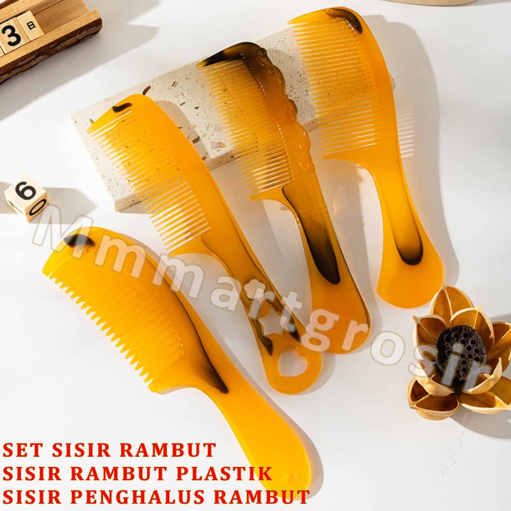 Jual Set Sisir Rambut / Sisir Rambut Plastik / Sisir Penghalus Rambut ...