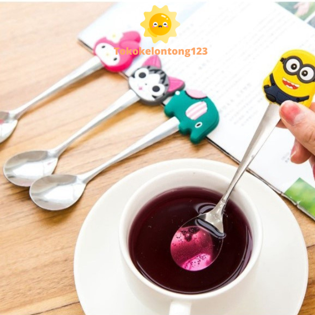 Jual Sendok kecil karakter/sendok anak sendok teh lucu imut/tea spoon ...