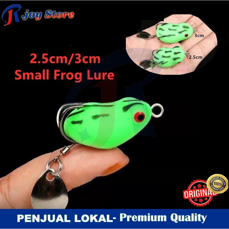 Jual Umpan Pancing Mini Soft Frog 3cm/4.2g Katak Casting Soft Frog Lure ...