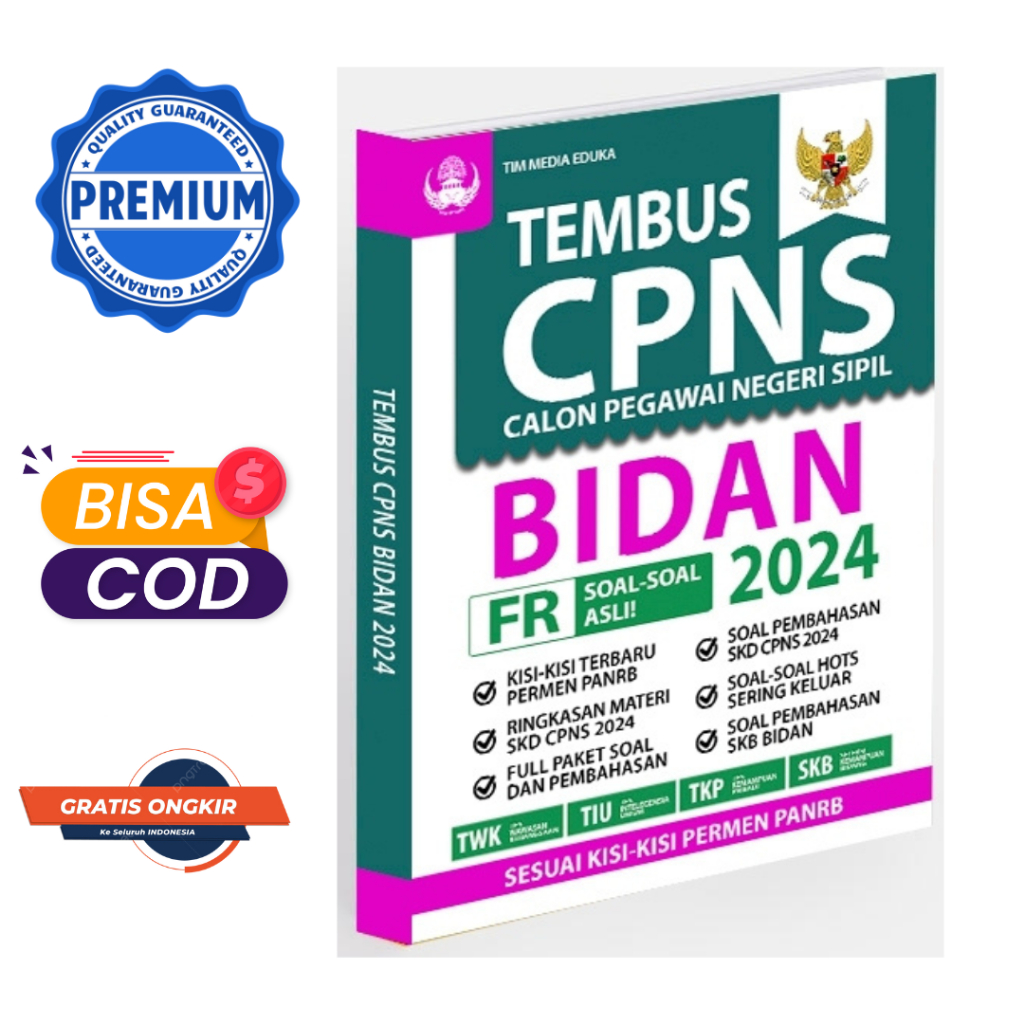 Jual BUKU TEMBUS CPNS BIDAN 2024 - TWK-TIU-TKP-SKB | Shopee Indonesia