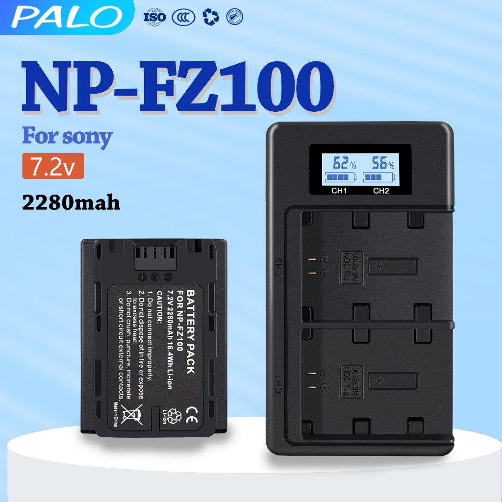 Jual PALO Sony NP-FZ100 Battery & Charger for Sony NP-FZ100 NPFZ100 Sony Alpha A9 A9ii A9R A9S ...