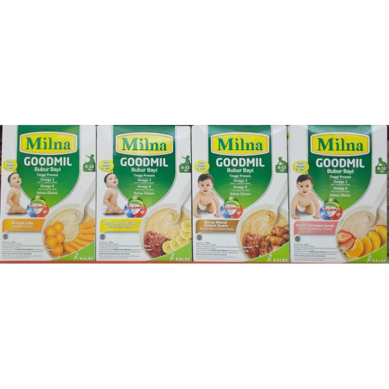 Jual Milna Goodmil Bubur Bayi 120g box | Shopee Indonesia