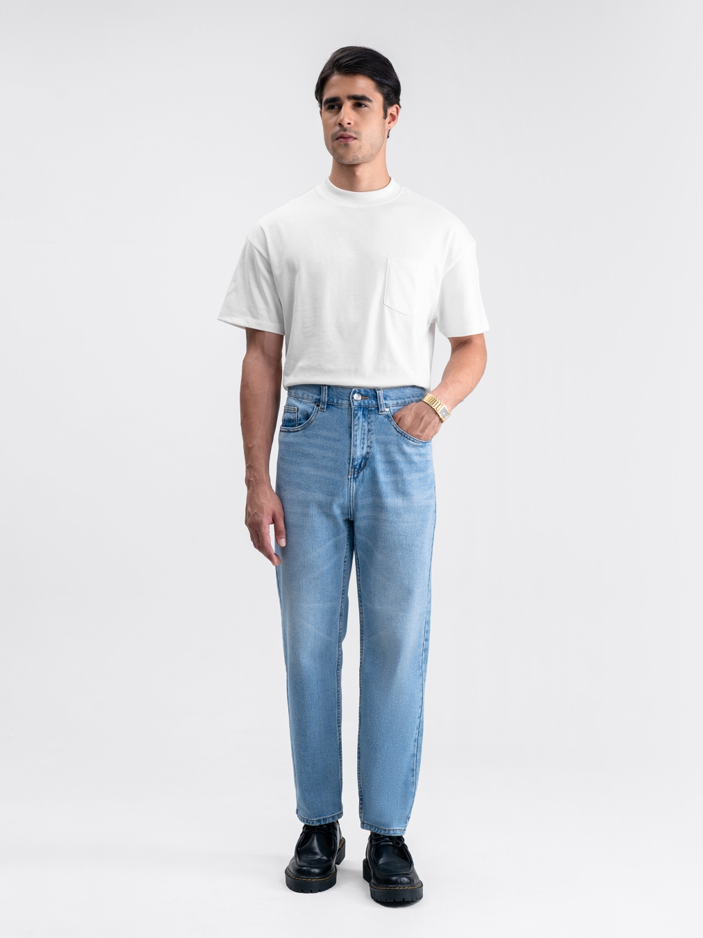 Jual Livehaf - Spray Denim Jeans Light Blue | Shopee Indonesia