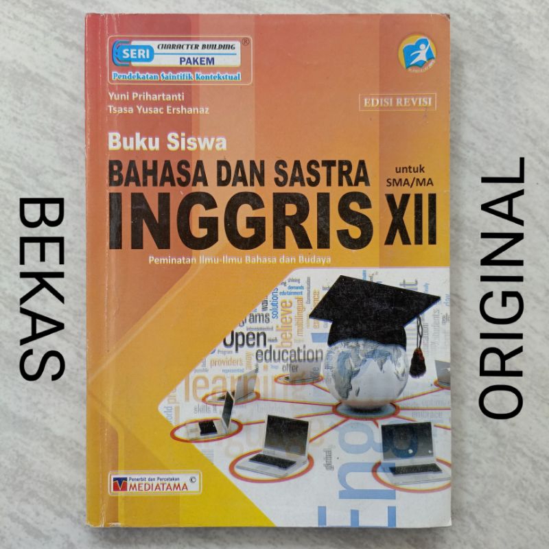Jual Buku Siswa Bahasa Dan Sastra Inggris kelas 12 XII 3 III SMA MA ...