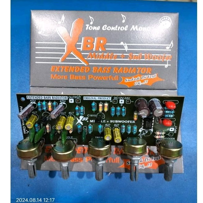 Jual Kit tone control mono XBR middle+subwoofer extentended bass ...