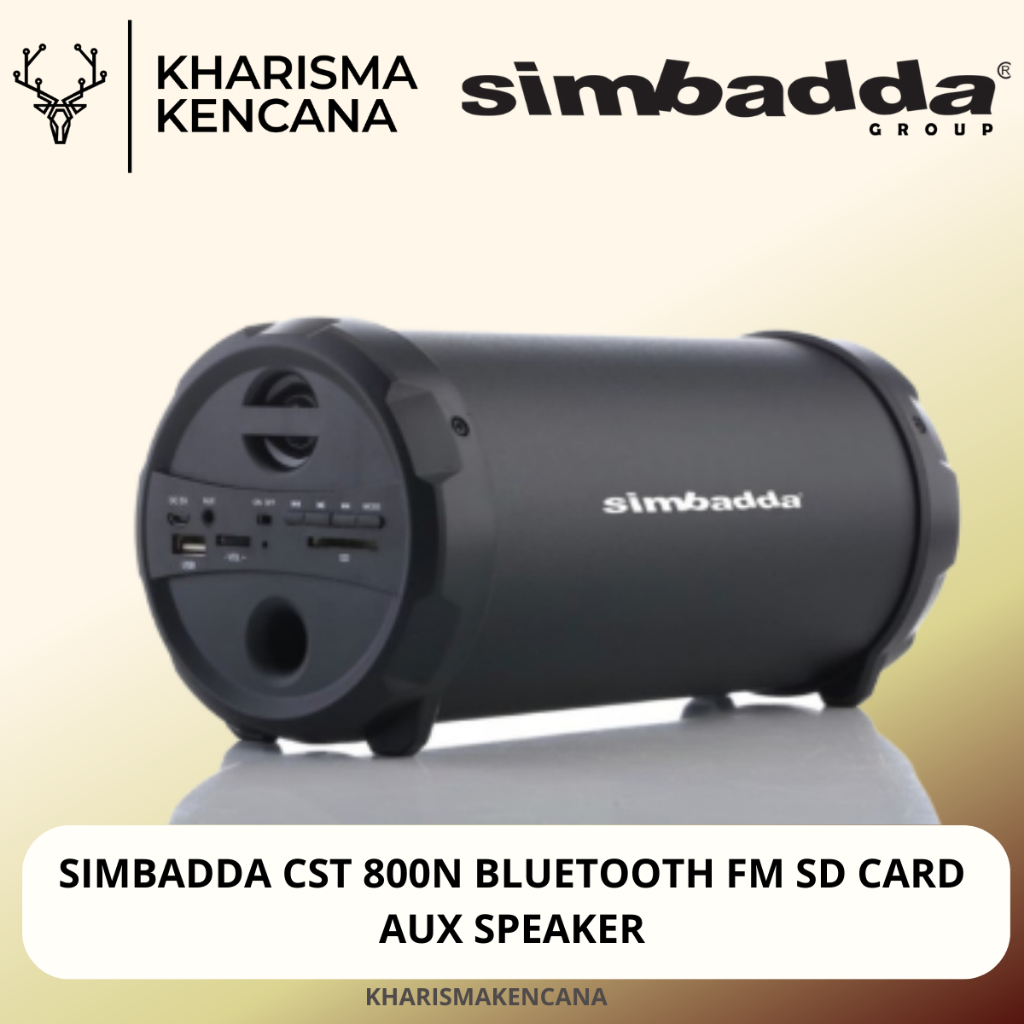 Jual SIMBADDA CST 800N BLUETOOTH FM SD CARD AUX SPEAKER | Shopee Indonesia