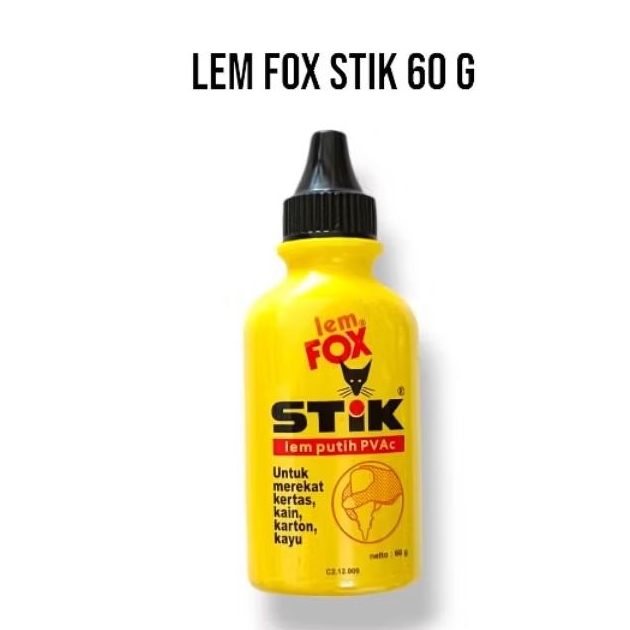 Jual Lem fox stik 60 gr lem putih kecil (1 pcs) | Shopee Indonesia