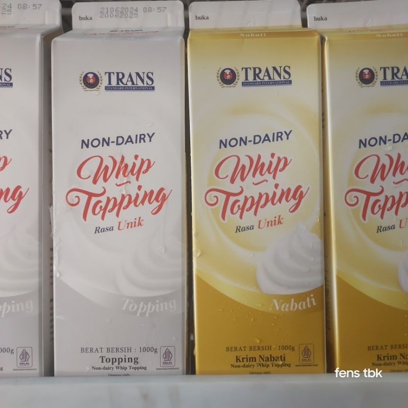 Jual TRANS WHIPPING CREAM / WHIPPED CREAM TRANS | Shopee Indonesia