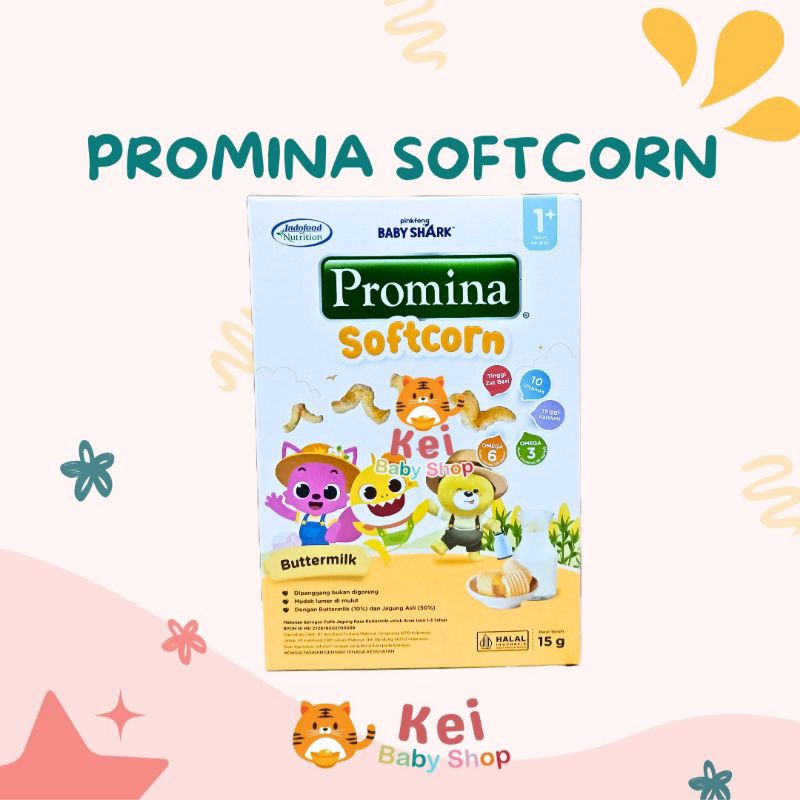 Jual Promina Softcorn Snack Puff 15gr 1+ / Snack Camilan Anak | Shopee ...